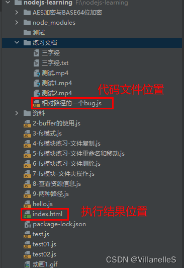 Nodejs基础3之fs模块的文件重命名和移动、文件的删除、文件夹操作、查看资源状态、fs路径_fs.rename-CSDN博客
