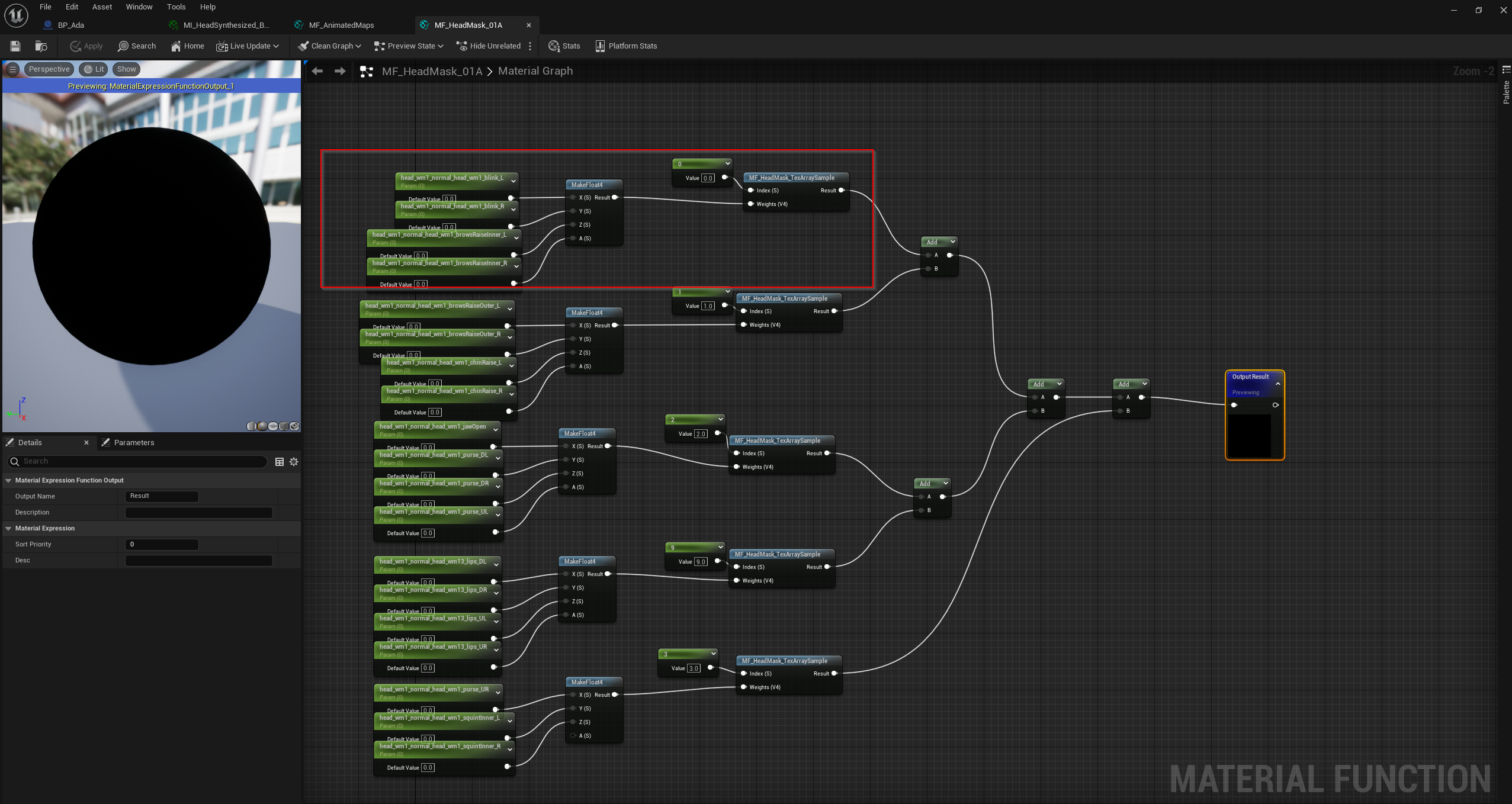 写给小白看的Metahuman: Pre-Scripted(Animated) Wrinkles\Animated Wrinkle map ...