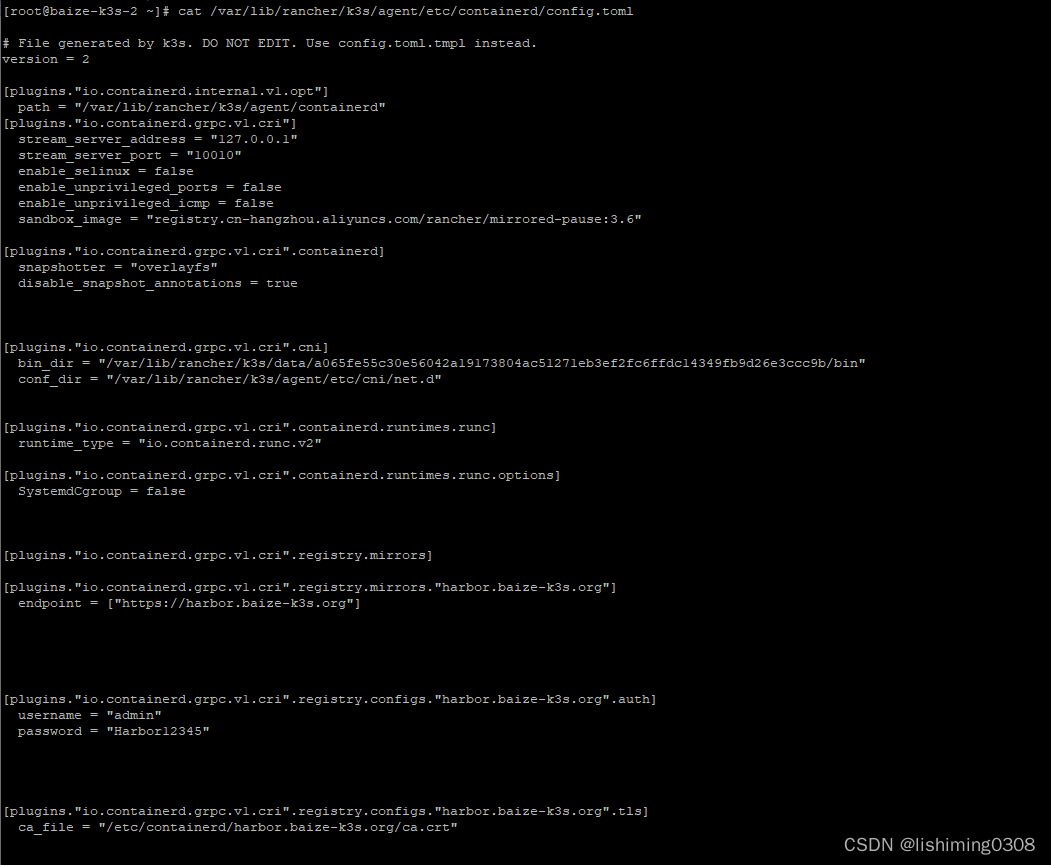 K3s v1.26.0-rc.0-k3s1 部署Harbor私库权限配置_k3s配置harbor-CSDN博客