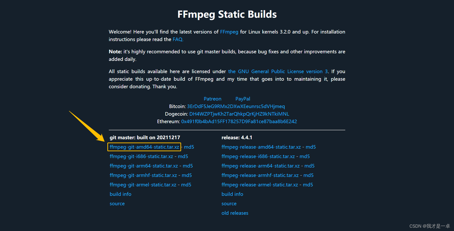 【极简】ubuntu / linux 直接下载使用 FFmpeg 步骤（带 x265）_ffmpeg ubuntu下载-CSDN博客