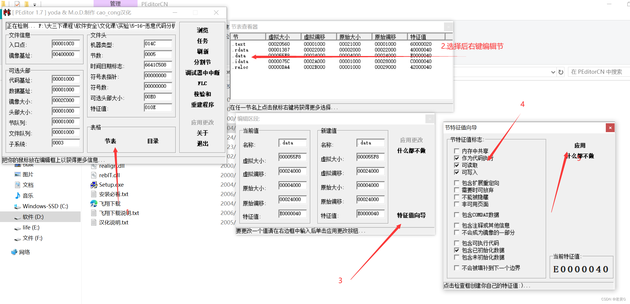 软件安全课堂实验_ldr文件地址查找-CSDN博客