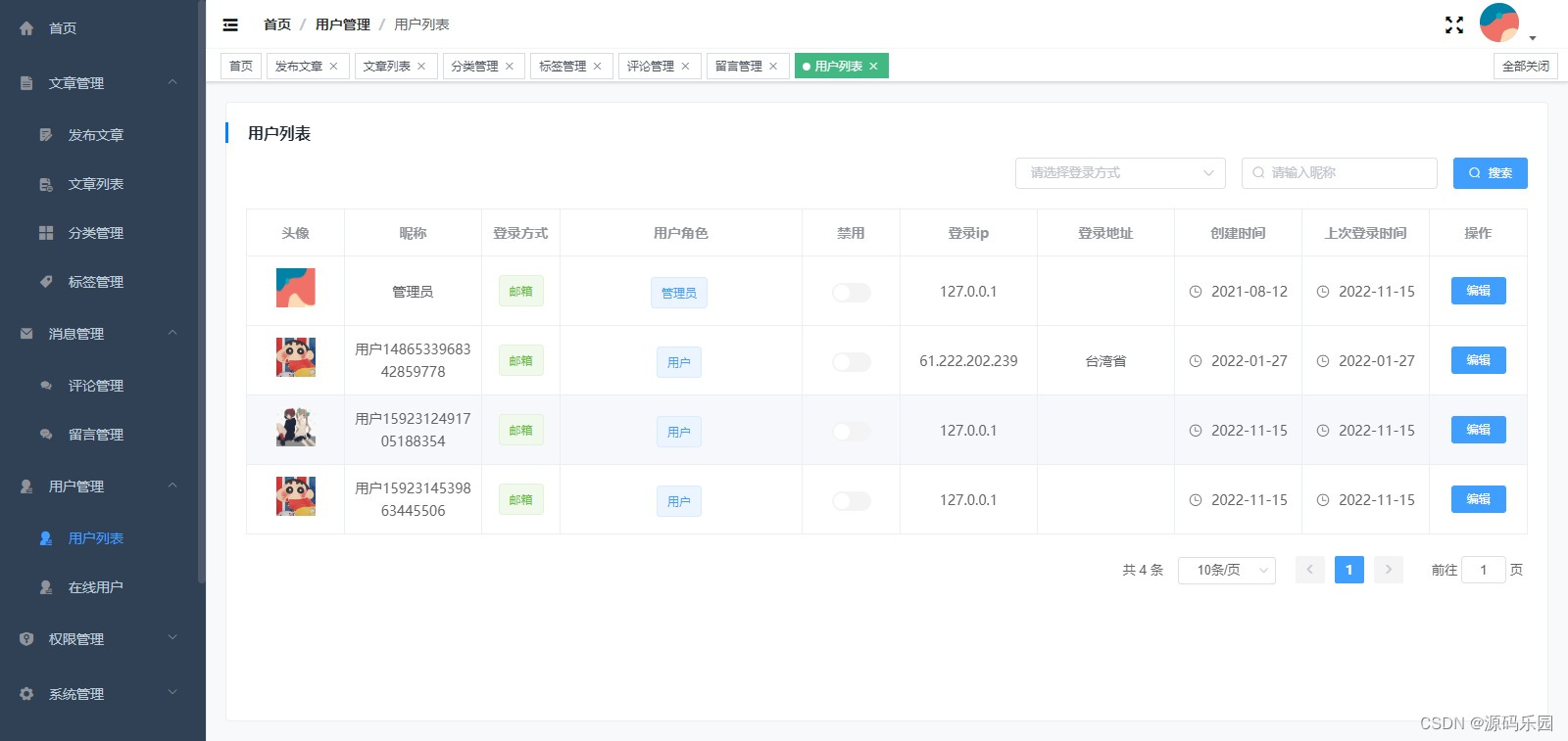 基于SSM+SpringBoot+MySQL+ElementUI+Vue的校园博客新闻发布系统-CSDN博客