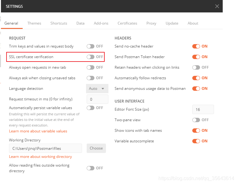 PostMan 忽略SSL证书验证！_postman忽略证书怎么设置-CSDN博客