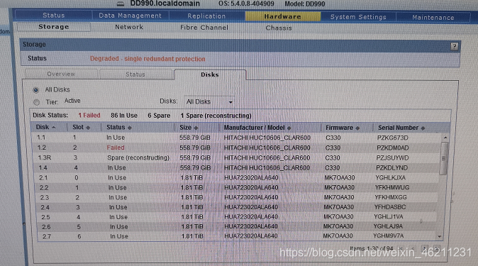 EMC DD990更换硬盘_emc dd2500更换硬盘-CSDN博客