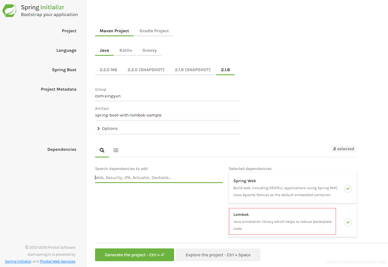 3. Spring Boot 2.x 最佳实践之 lombok集成_springboot2.x lombok-CSDN博客