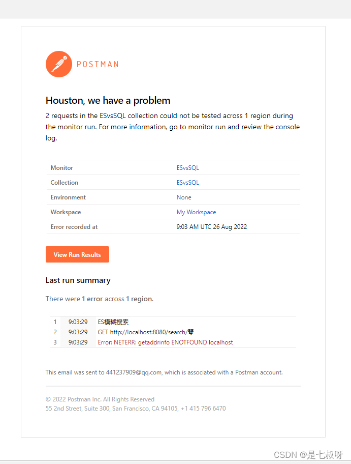 Postman报错：Error:‌ NETERR:‌ getaddrinfo ENOTFOUND localhost_postman error: getaddrinfo enotfound ...