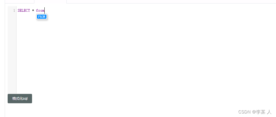 需求 sql提示器和格式化，用vue-codemirror，sql-formatter，vue-highlightjs_vue3 sql-formatter-CSDN博客