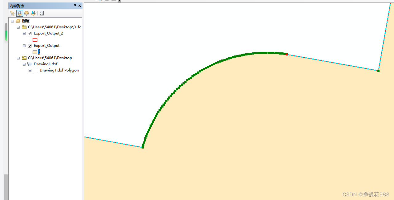 javascript Dxf-Parser 读取dxf数据转化为shape,遇到弧形数据只给你提供一个bulge 凸度数据 无法转化成弧形的shp图斑-CSDN博客