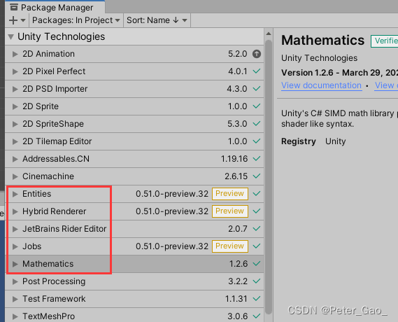 Unity ECS 测试Demo_no srp present-CSDN博客