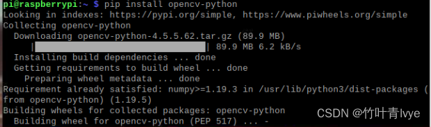 树莓派4b安装opencv Python无法定位软件包 Python Opencv Csdn博客
