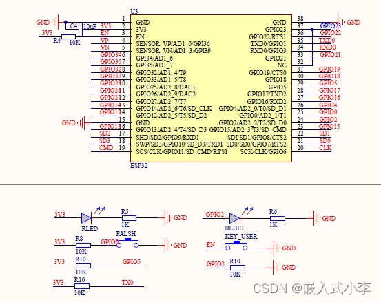 ESP32学习（2）——点亮LED灯_esp32点亮led灯-CSDN博客