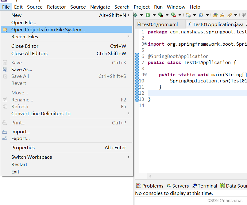 eclipse如何导入springboot项目_eclipse导入springboot项目-CSDN博客