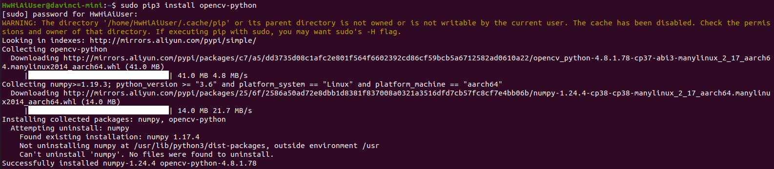 Ubuntu：No module named ‘cv2’问题_ubuntu cv2-CSDN博客