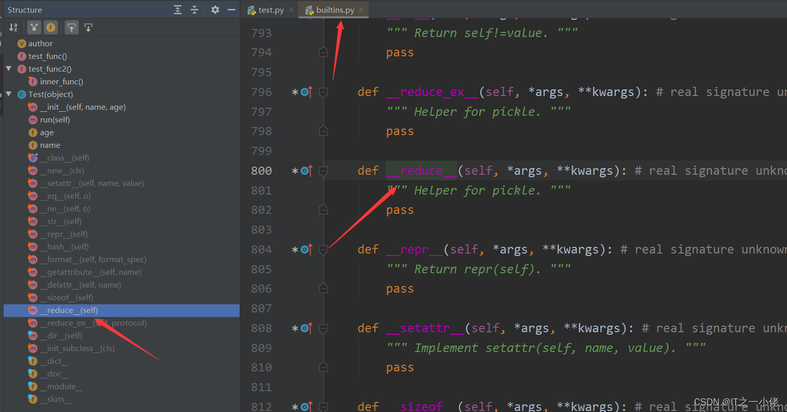 PyCharm使用技巧：Structure（列出代码结构）_pycharm structure-CSDN博客