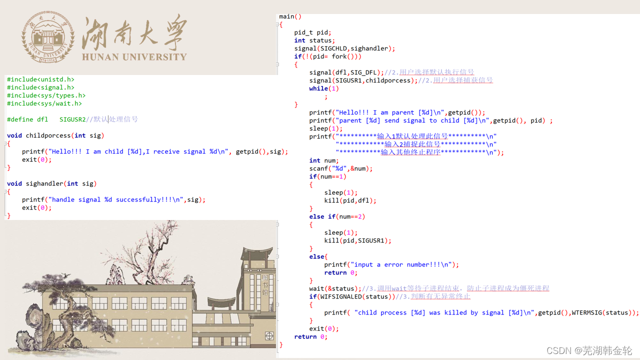 计算机系统第八周小班讨论第一题函数 Kill 可以用来发送一个信号给进程在 Linux 下可以使用 Man Kill 查看其使用 Csdn博客