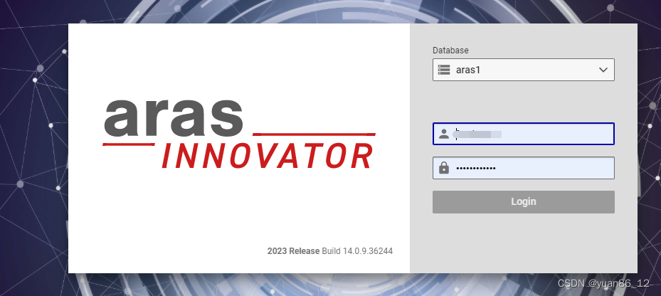 ARAS plm安装，各种踩坑_innovator登陆不进去-CSDN博客