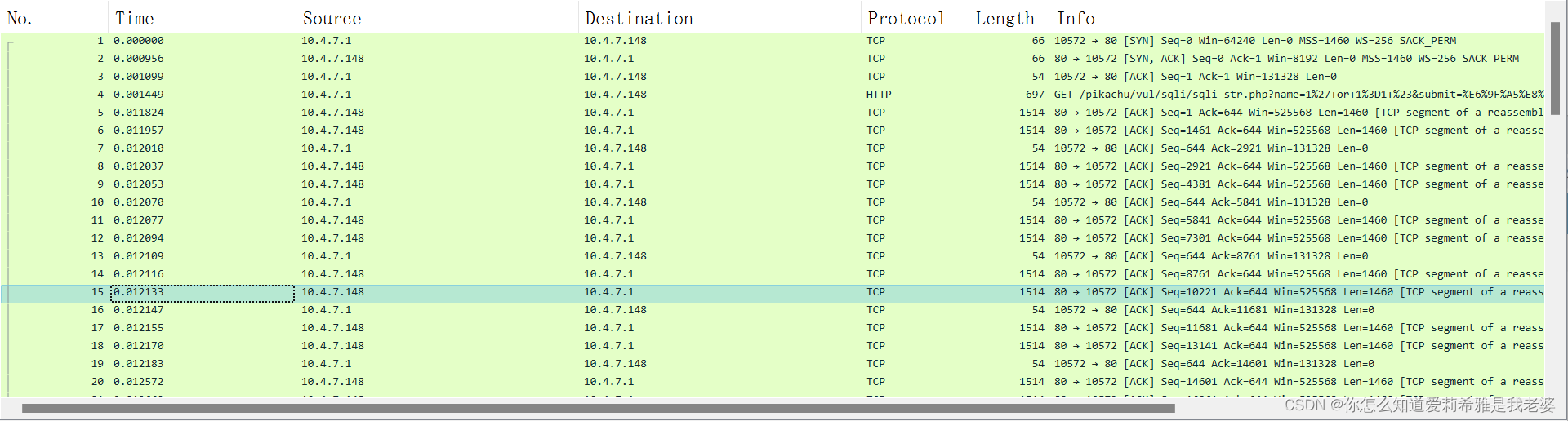 识别SQL注入攻击的流量特征：Wireshark分析与User-Agent线索-CSDN博客