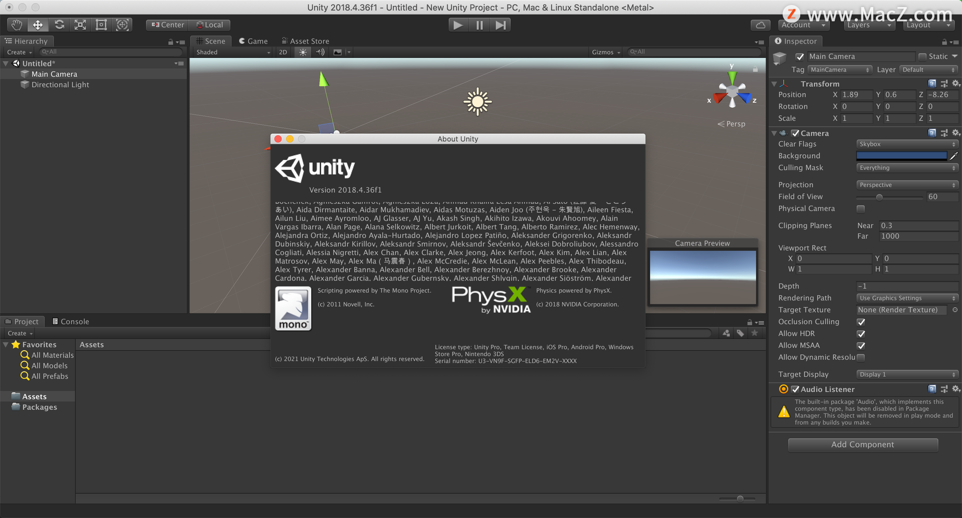 Unity Pro v2018.4.36f1(游戏开发工具)_unity2018.4.36f1-CSDN博客