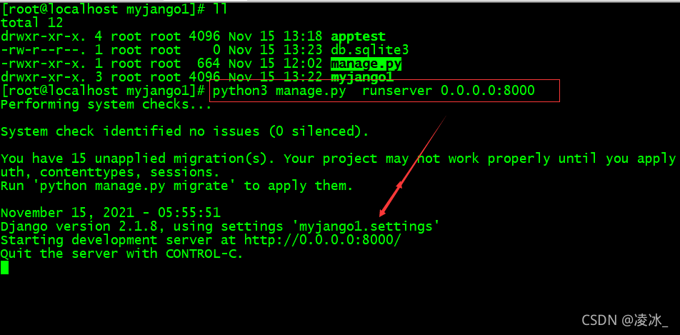 Linux Django不允许外部访问ip:8000始终访问不了.._django8000拒绝连接-CSDN博客
