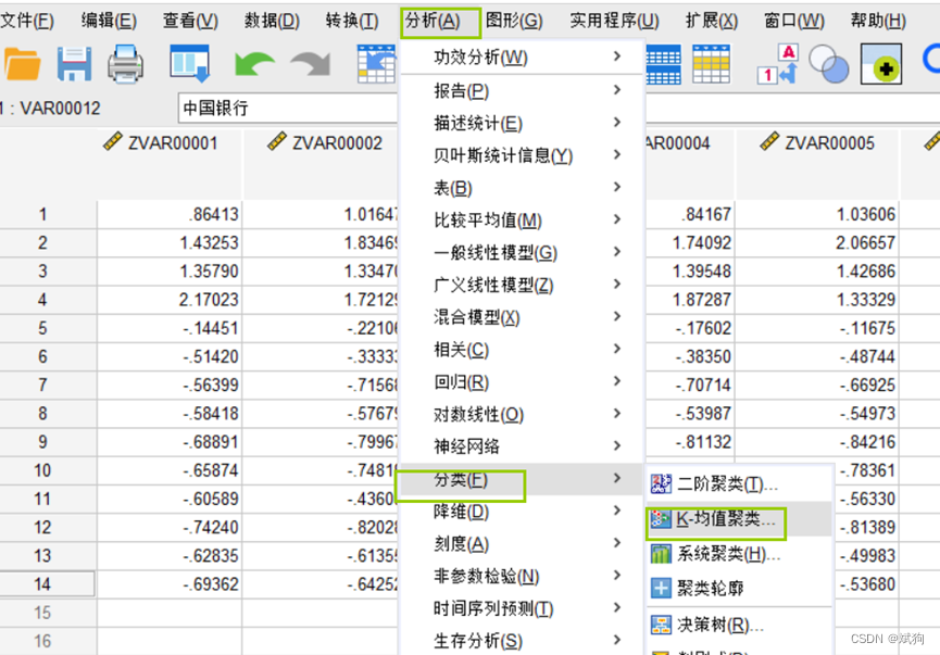数学建模—聚类(matlab、spss）K均值 Q型聚类 R型聚类-CSDN博客