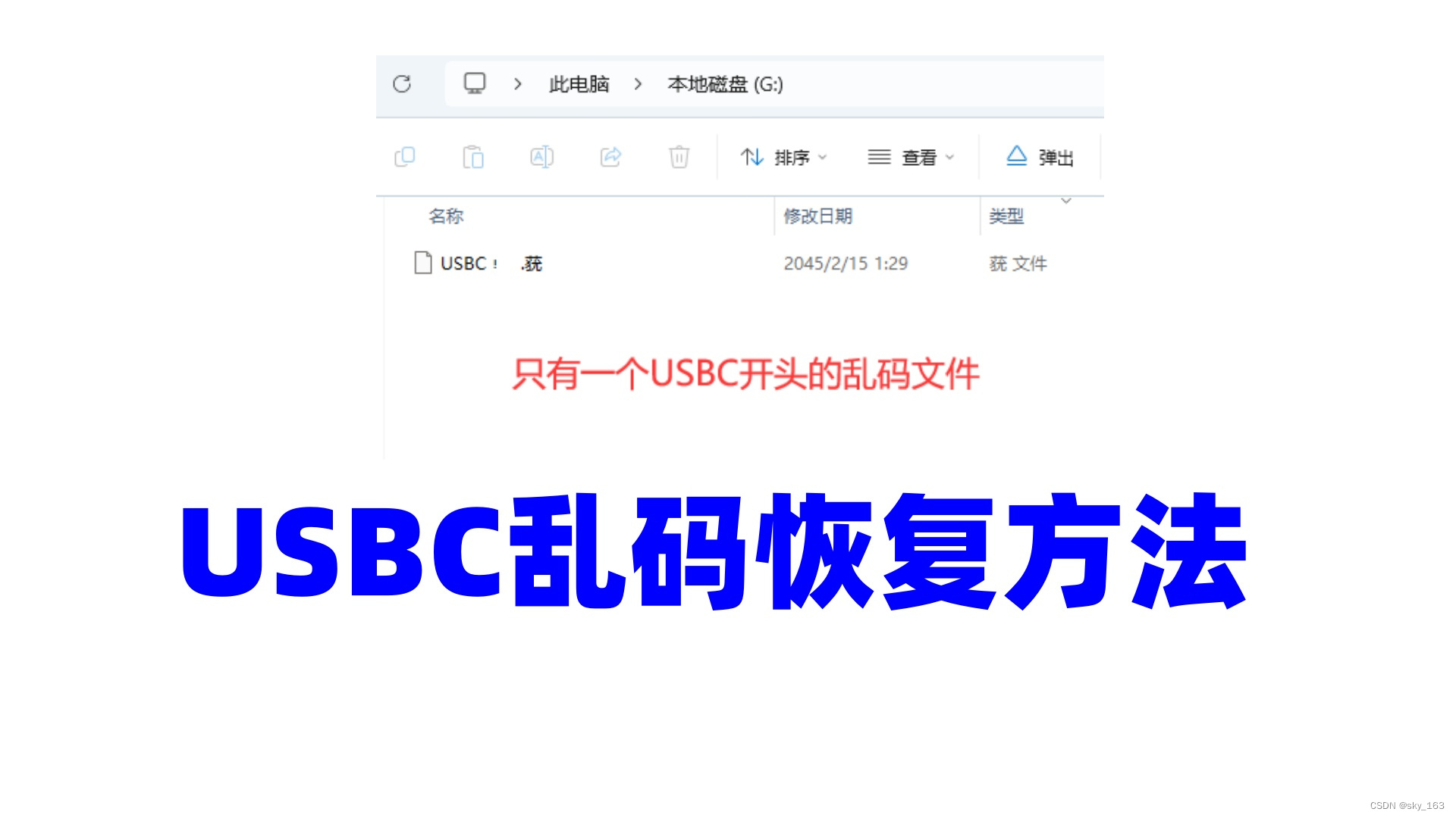 U盘惊现USBC乱码文件？揭秘原因与解决方案！_usbc文件-CSDN博客