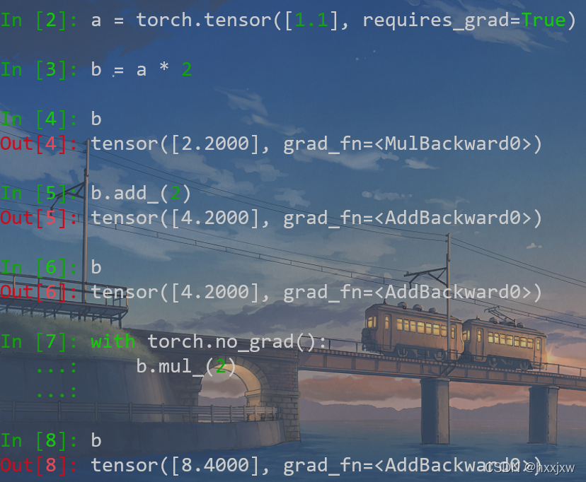 Pytorch的model.train() & model.eval() & torch.no_grad() & 为什么测试的时候不调用loss.backward()计算梯度还要关闭梯度_模型 ...