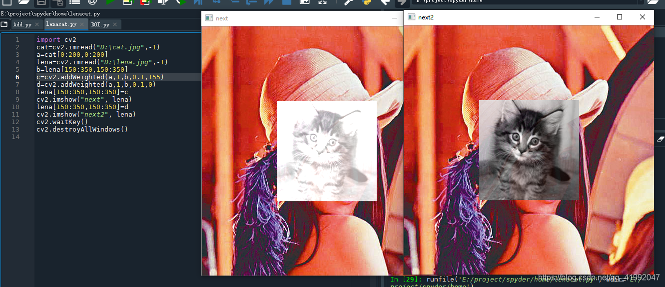 opencv图像加权和cv2.addWeighted()-CSDN博客