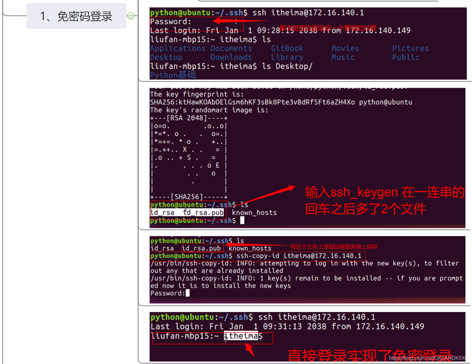 29、SSH高级—免密码登录和配置别名（了解程度）_ssh高级配置-CSDN博客