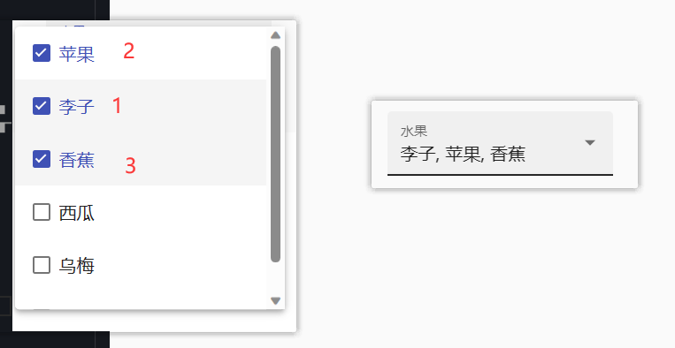 angular-mat-select 多选 实现按选择顺序排序_mat-select的用法-CSDN博客