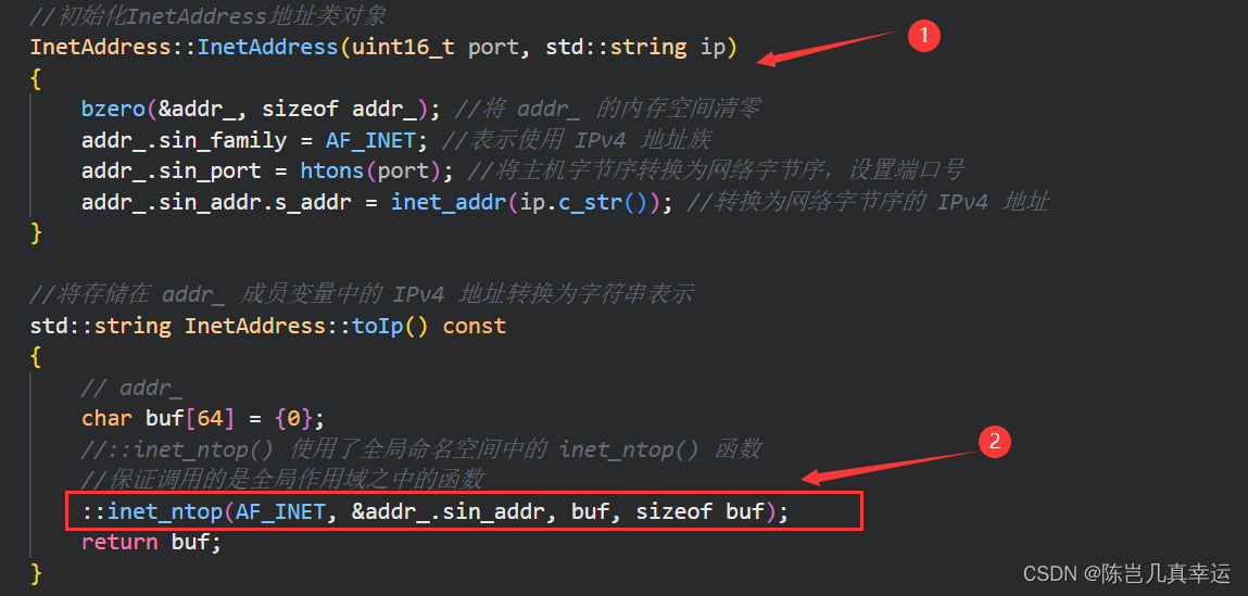 muduo 12 InetAddress地址_网络字节序muduo-CSDN博客