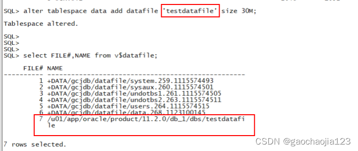 Oracle 11g Rac误将数据文件添加到本地文件系统的报错处理oracle 11g Rac 添加文件到本地 Csdn博客