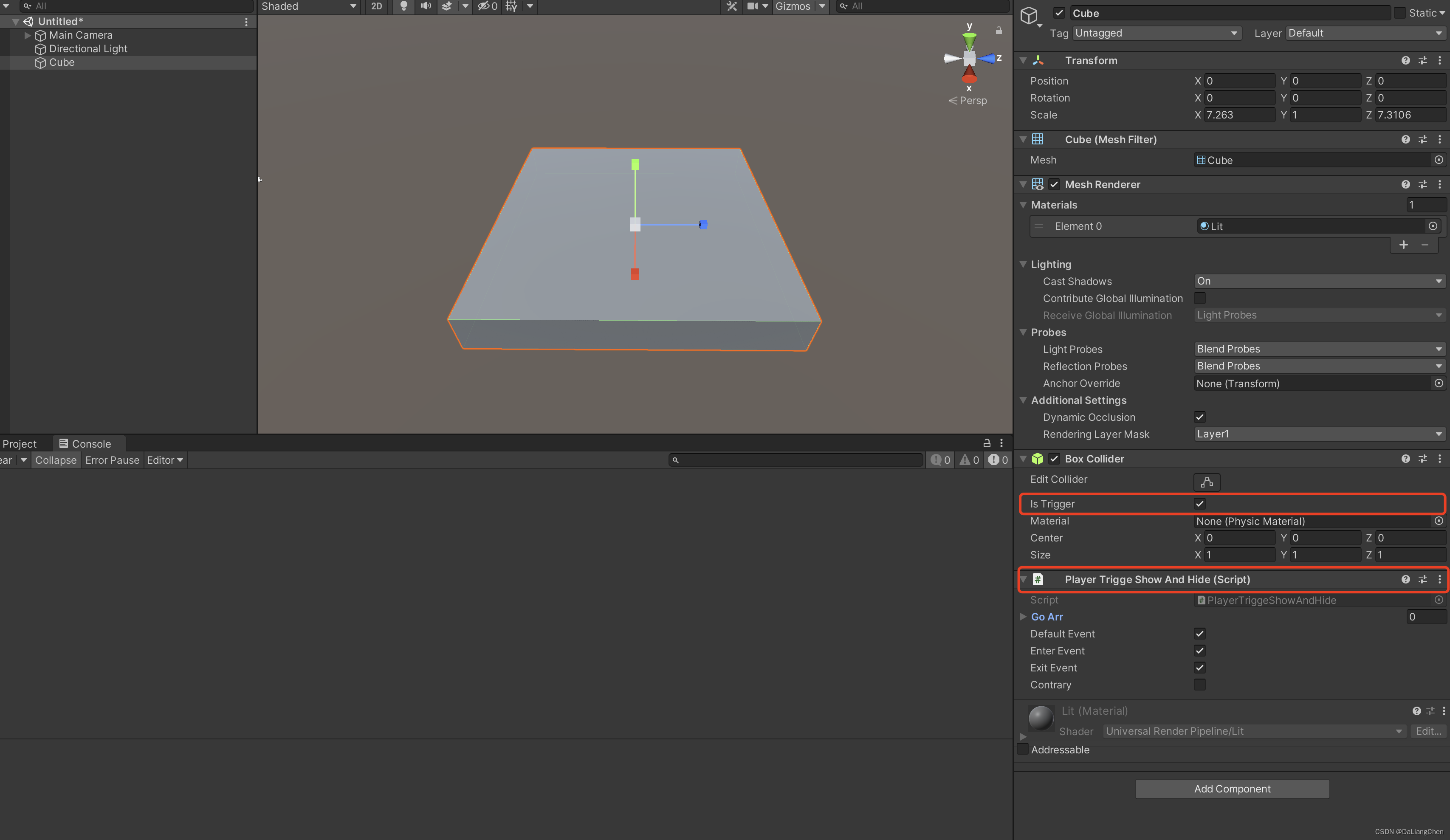 Unity 进去区域时显示模型，离开区域时候隐藏模型unity走到特定区域物体显现 Csdn博客 