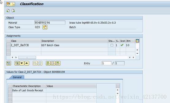 SAP Batch Management 批次主数据中classification视图中GR Date没有被更新？_sap batch class-CSDN博客