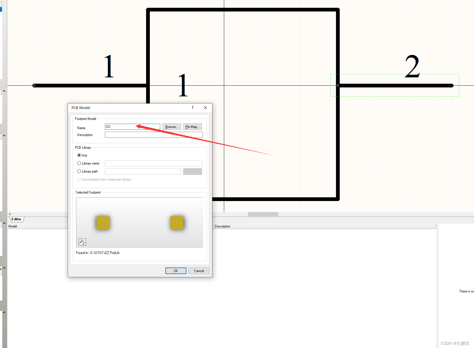 如何自建元件封装并与元件进行关联，如何创建IntLib文件，并将其添加到电路中使用-CSDN博客