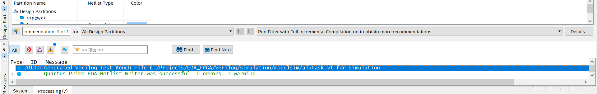 FPGA学习笔记Project基于Quartus Prime和ModelSim任务task的使用_modelsim task-CSDN博客