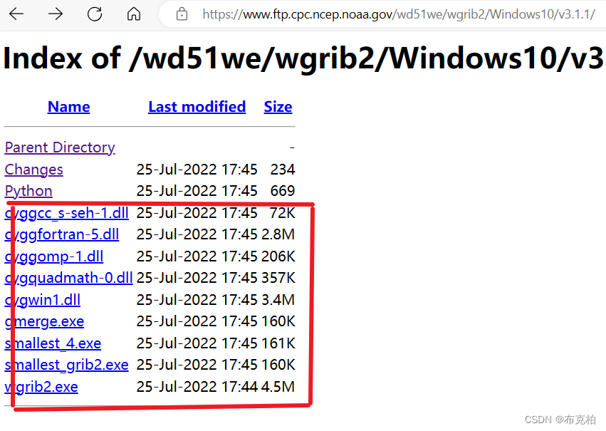 下载安装wgrib2并用来读取grib2数据最全教程-CSDN博客