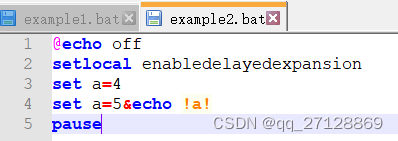 cmd set enableDelayedExpansion作用整理_setlocal enabledelayedexpansion-CSDN博客