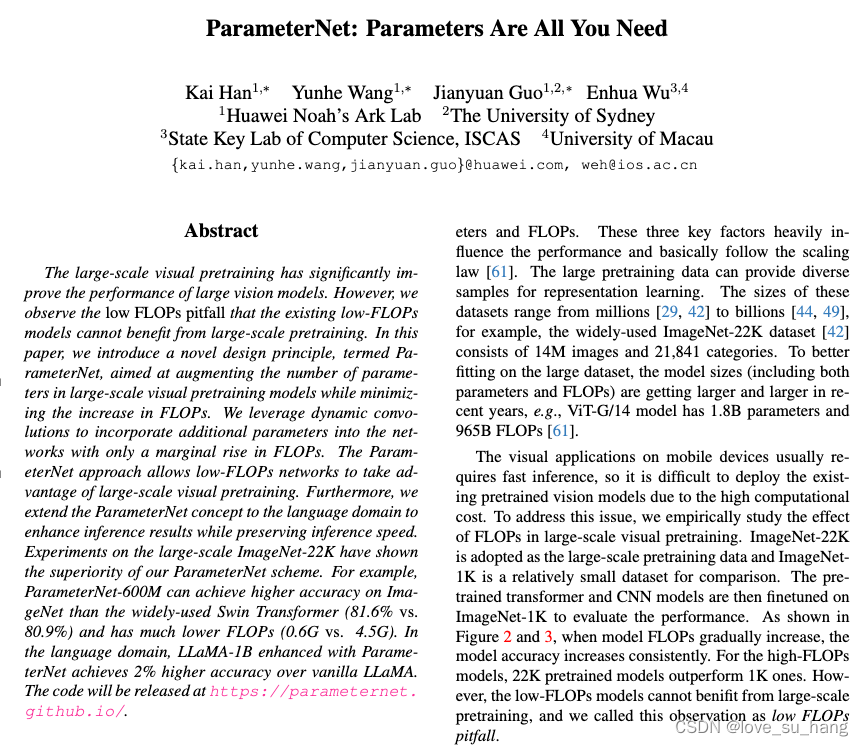 YOLOv8改进ParameterNet（2024 cvpr）-CSDN博客
