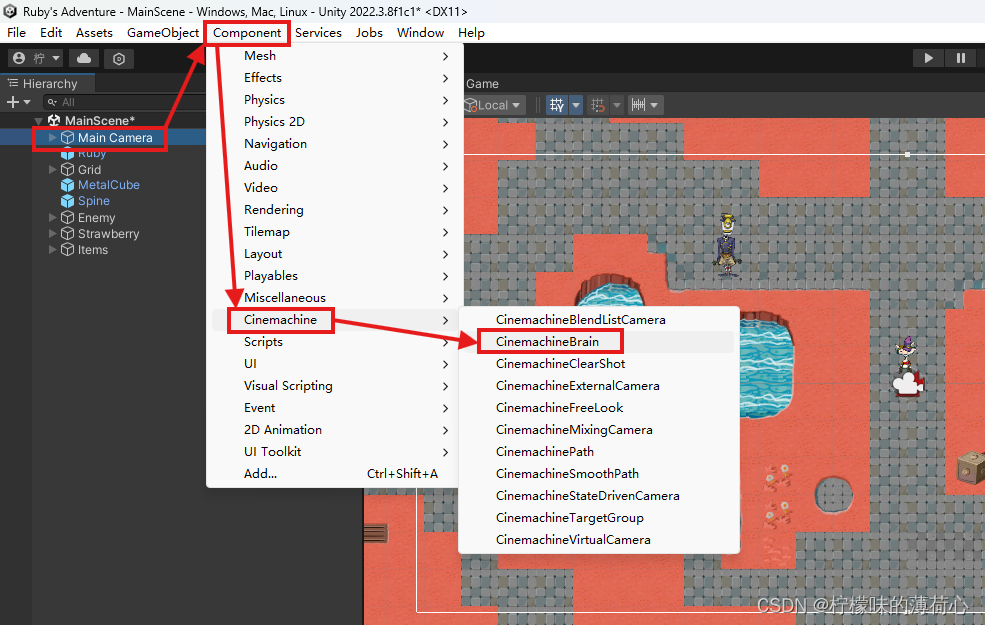 【Unity2D 2022：Cinemachine】相机跟随与地图边界_unity cinemachine 2d-CSDN博客