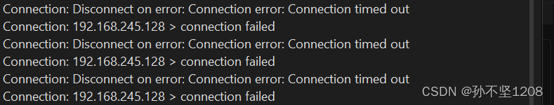 关于Redis的远程连接 Connection: Disconnect on error 问题_connection: disconnect on error: connection ...