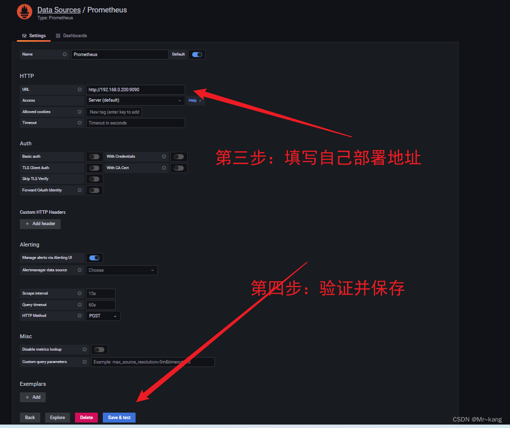 Docker部署Prometheus+Grafana+node-exporter_docker安装prometheus grafana-CSDN博客