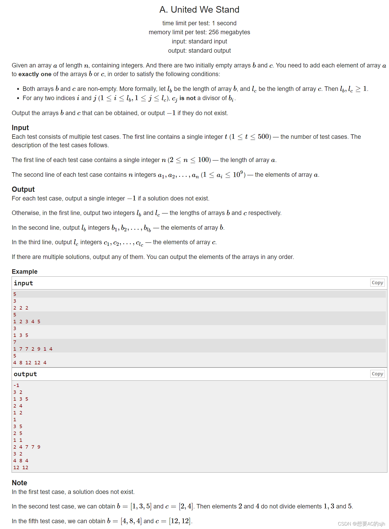 Codeforces Round 893 (Div. 2)ABC_olya and game with arrays-CSDN博客