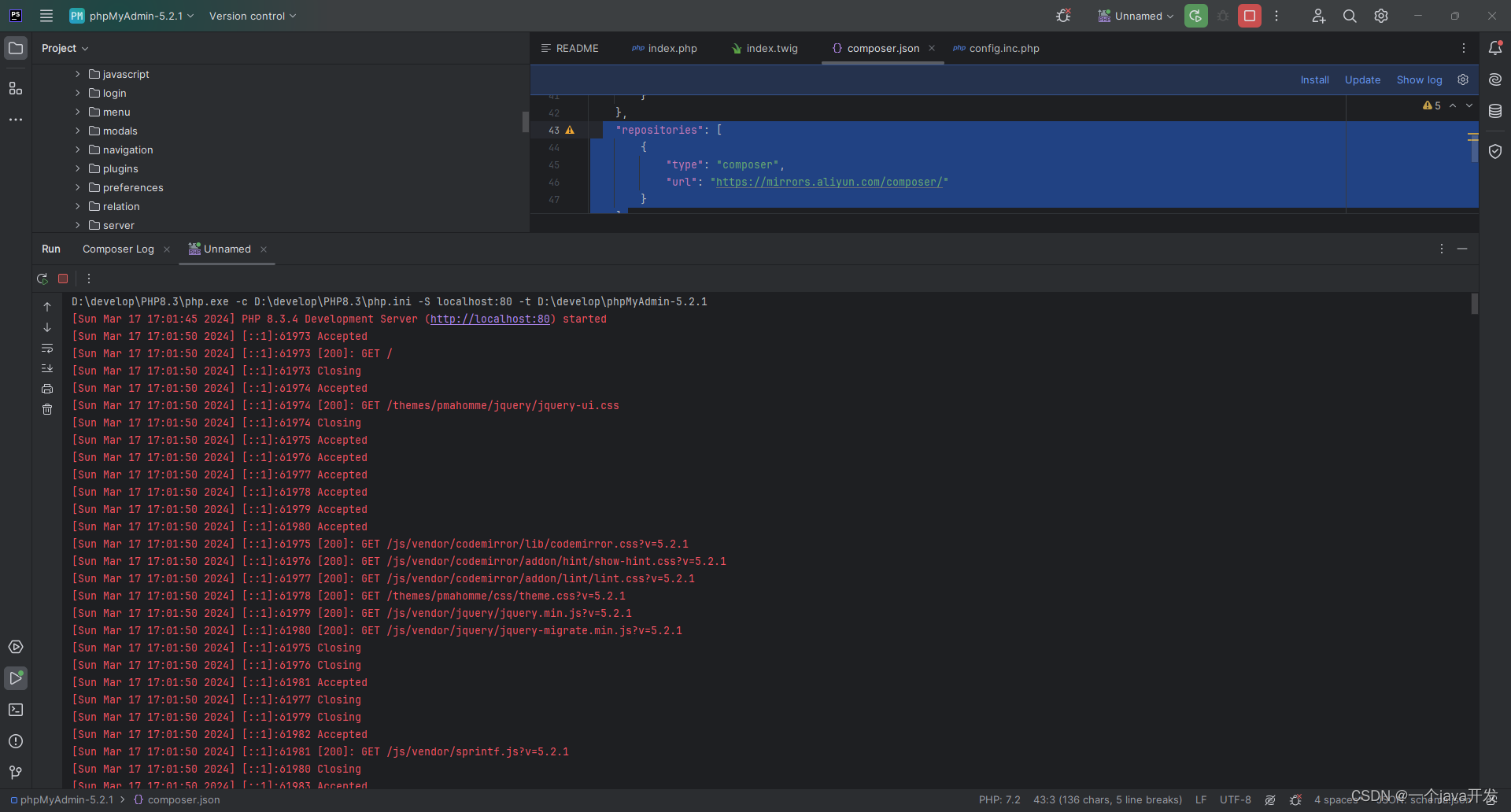 类似web版Navicat mysql客户端==phpMyAdmin源码启动_navicat web版本-CSDN博客