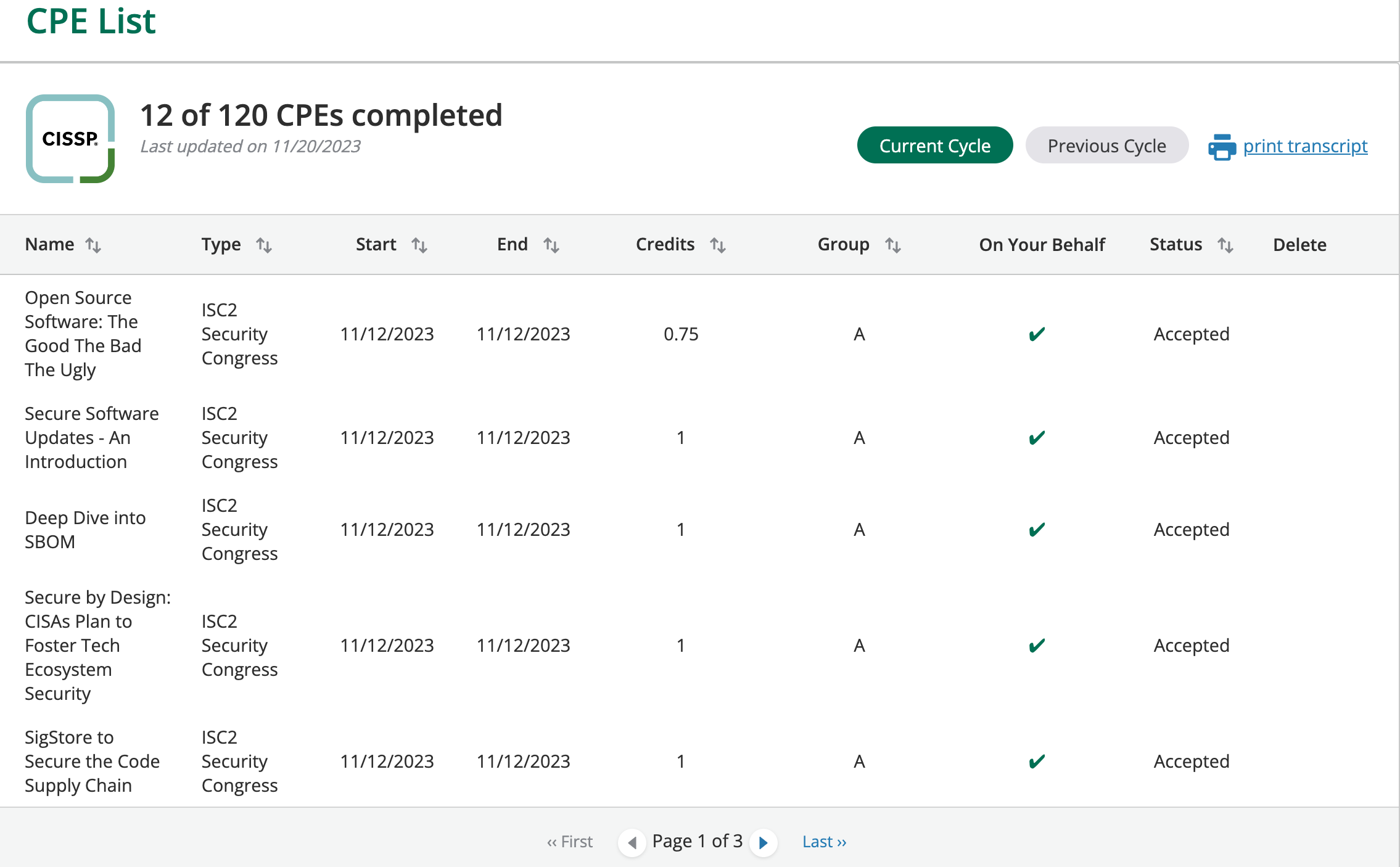 如何维持CISSP证书：附免费获取CPE学分的16个官方渠道_cissp cpe积分个人攻略-CSDN博客