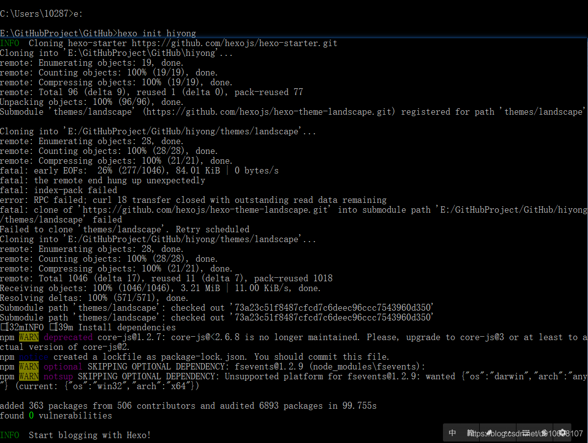 Hexo+Github/Gitee 搭建个人博客_使用gitee还是github做hexo博客?-CSDN博客