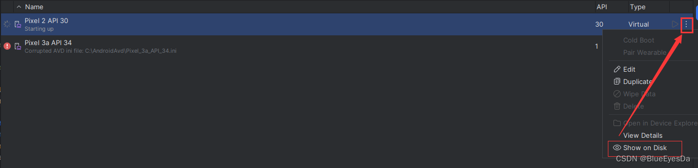 解决Android Studio启动AVD卡在Starting Up的问题_androidstudio虚拟机一直starting-CSDN博客