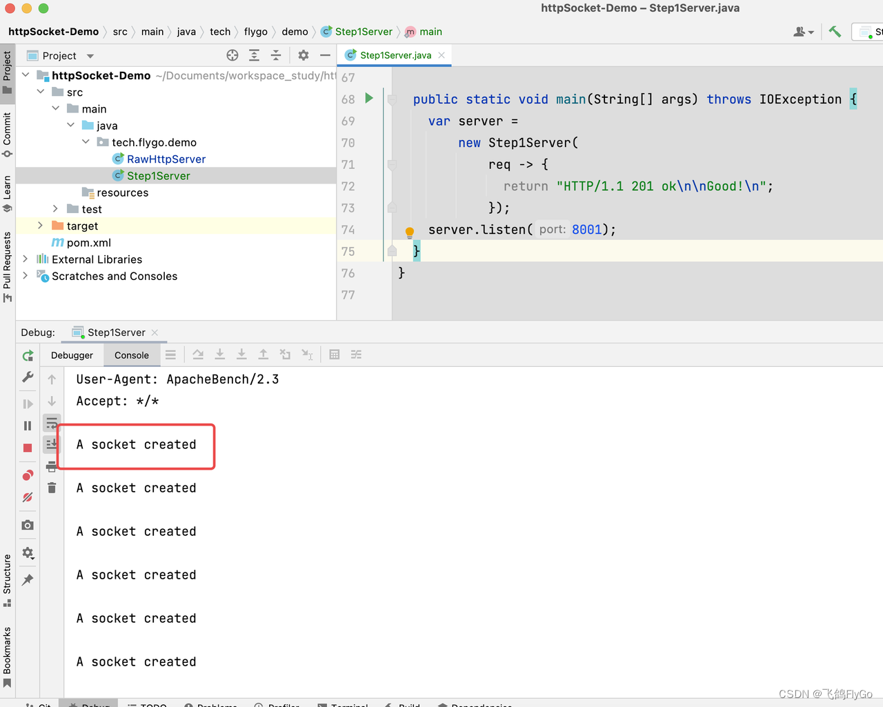 【计算机网络-13】Socket编程HTTP服务的多线程优化_socket socket = serversocket.accept();请求累计加1-CSDN博客