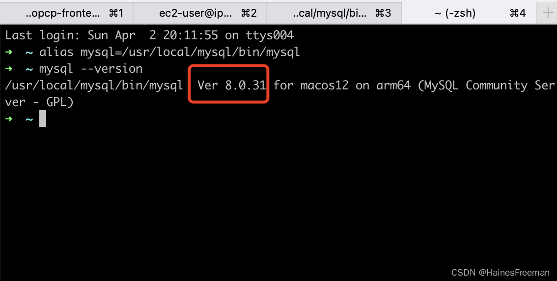 mac电脑查看mysql的版本_mac查询mysql版本-CSDN博客