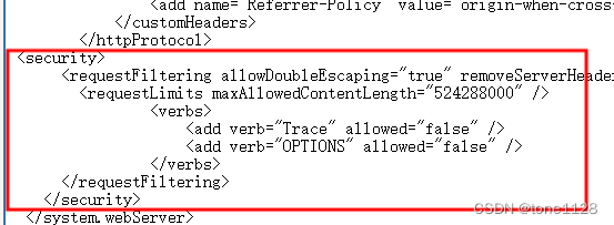 IIS 部署的应用禁用HTTP TRACE / TRACK方法【原理扫描】_在您的 web 服务器配置中禁用 trace 和 track 方法-CSDN博客
