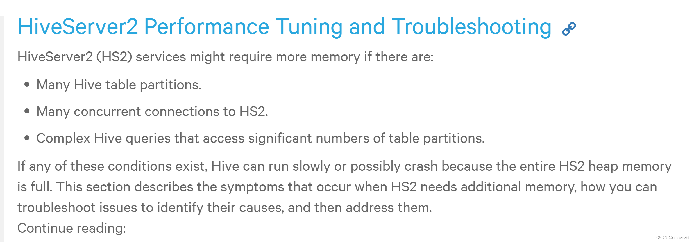 HiveServer2 Service Crashes(hiveServer2 服务崩溃)_hive.server2.idle.operation.timeout-CSDN博客